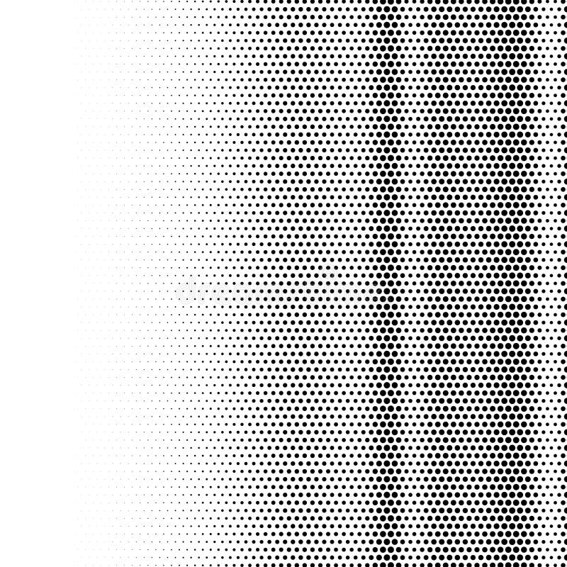 White Background with Black Small Halftone Dots, Design Element Stock ...