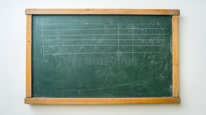 A White Background with a Blank Chalkboard Sign, Leaving Enough Space ...