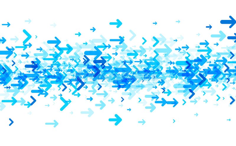 White Background with Blue Arrows. Stock Vector - Illustration of signs ...