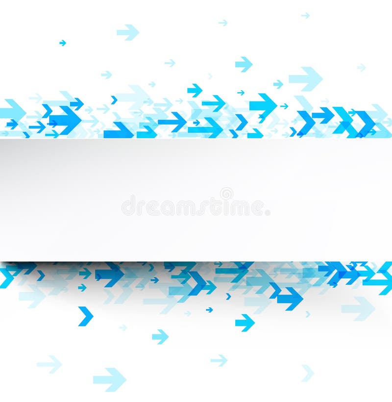 White Background with Blue Arrows. Stock Vector - Illustration of ...