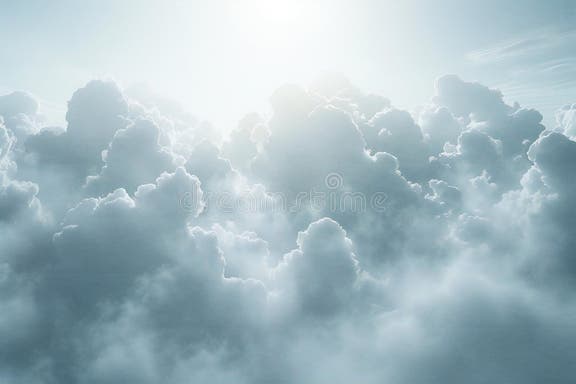 A White Background with a Blurred, Hazy Cloud Effect in the Center for ...