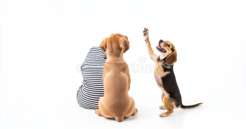 Dogs Playing White Background Stock Illustrations – 1,457 Dogs Playing ...