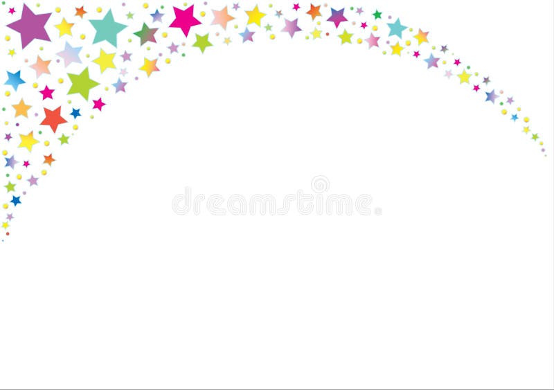 Fun Background with a Pattern with Stars Stock Vector - Illustration of ...