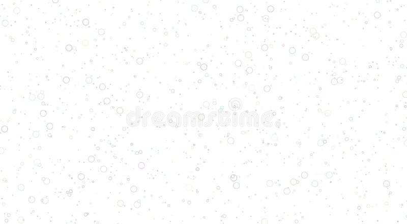 White Background with Bubbles. Mixture Big and Small Bubbles. Stock ...
