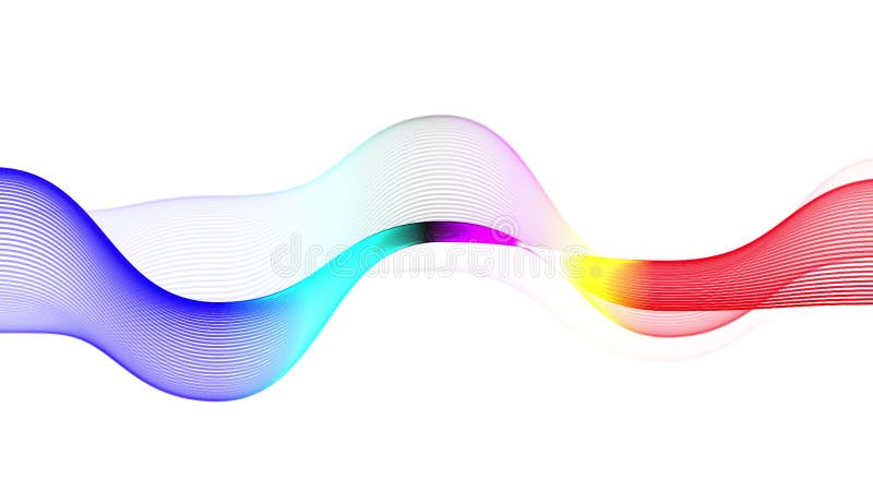 White Background with Colorful Threads Moving Horizontally. Stock Video ...