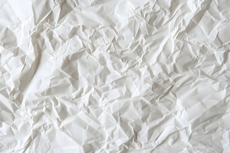 White Crumpled Paper Texture Background Stock Illustration ...
