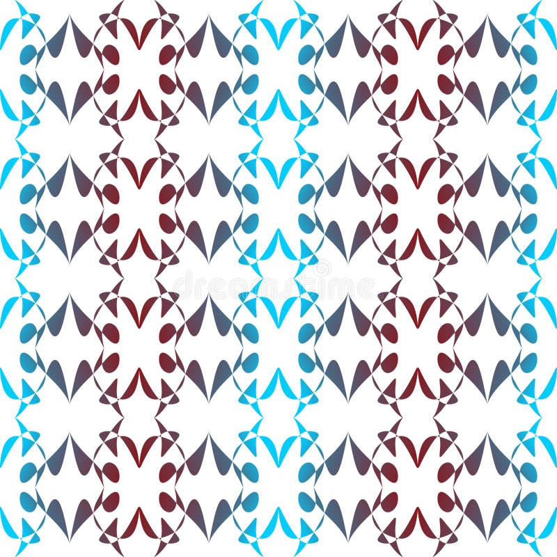 Three Colour Seamless Design Stock Illustration - Illustration of ...