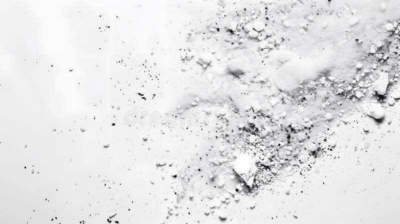 White Background with Dust Particles Flat Lay Stock Illustration ...