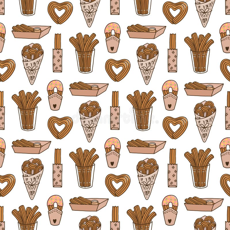 Churro Stock Illustrations – 338 Churro Stock Illustrations, Vectors ...