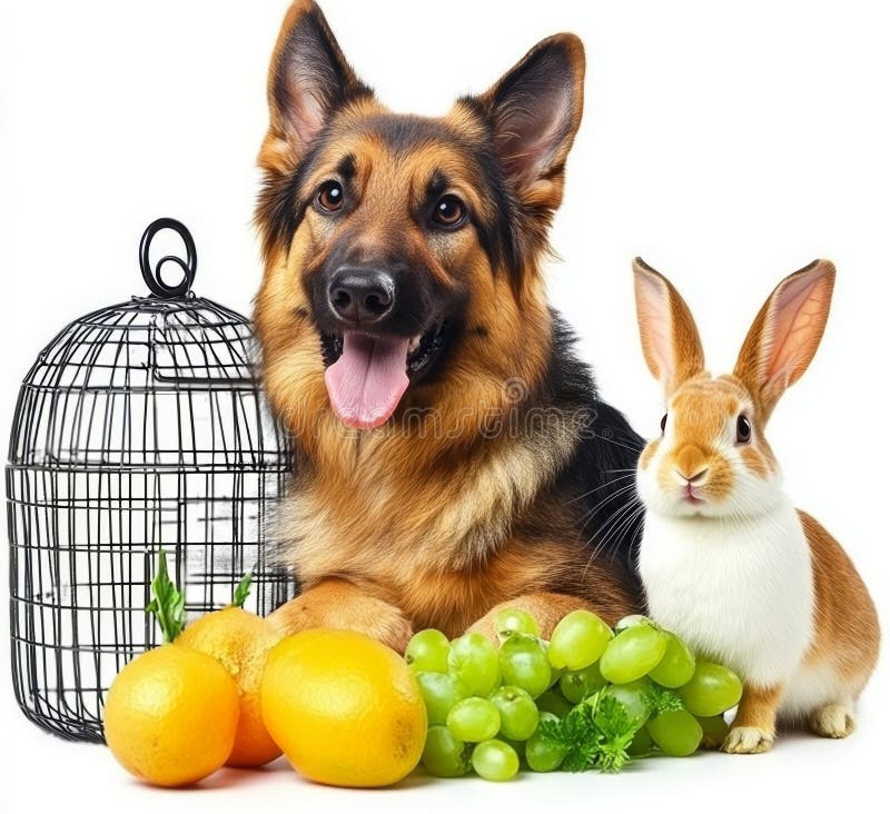 White Background Featuring a Large Cluster of Isolated Animals Stock ...