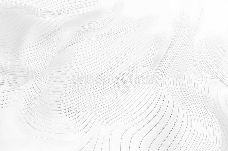 Abstract White Background with Wavy Lines Stock Illustration ...