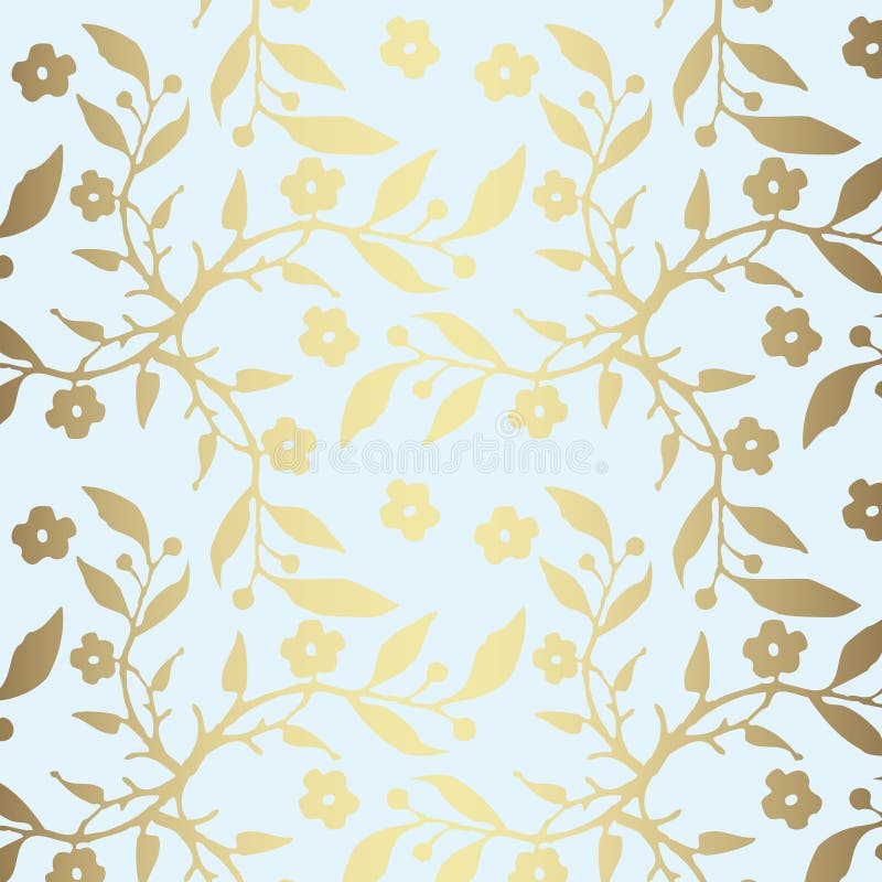 Golden flowers background stock vector. Illustration of texture - 270962380