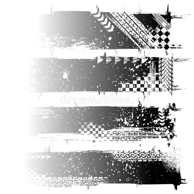 Gradient Grunge Race Track Frames Set Stock Vector - Illustration of ...