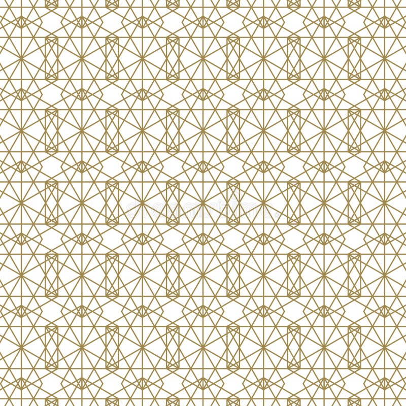 A White Background with a Gold Lining Pattern on it Stock Illustration ...