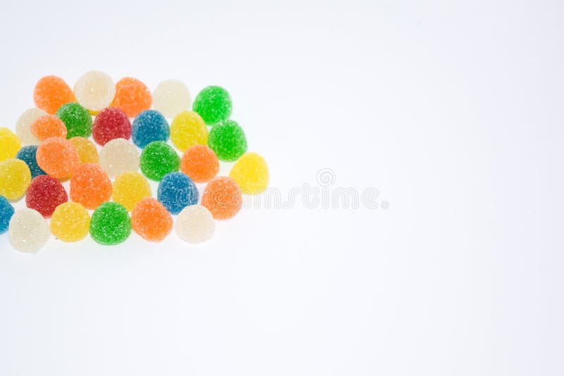 White Background with Gummies on it. Stock Photo - Image of abstract ...