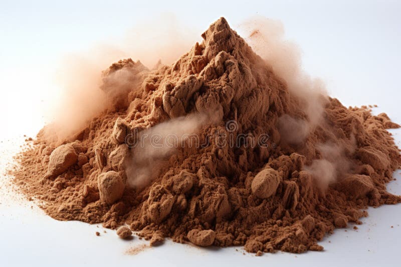 Tea Dust on White Background Stock Illustration - Illustration of green ...