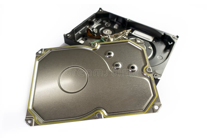 On a White Background, Image of Stainless Steel Memory Electronic ...