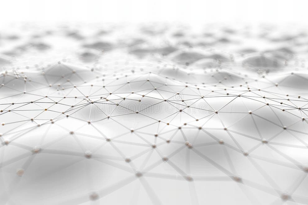 A White Background with an Intricate Grid Pattern, Reminiscent of ...