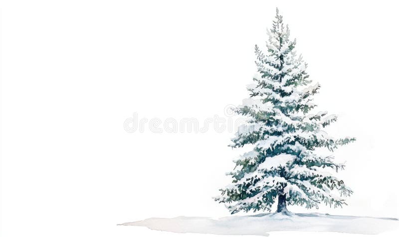 A White Background with a Large Tree in the Foreground Stock ...