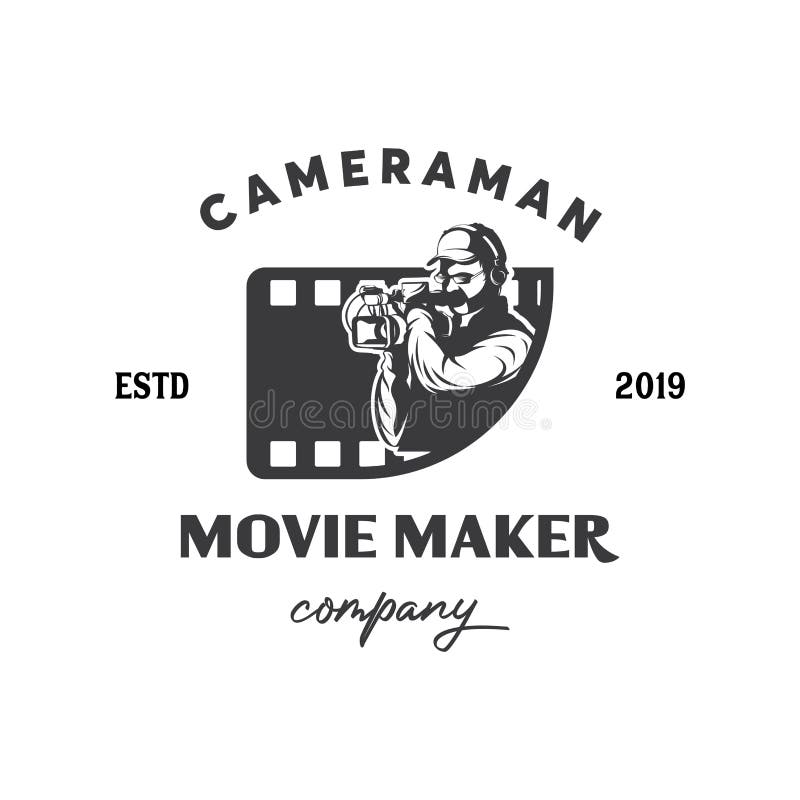 Camera Logo Man Silhouette Stock Illustrations – 945 Camera Logo Man ...