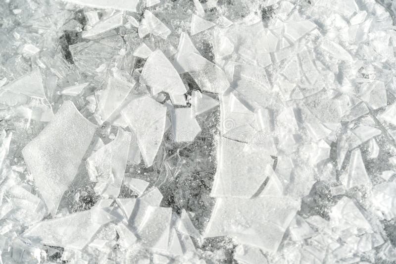 A White Background with a Lot of Broken Ice Stock Photo - Image of blue ...