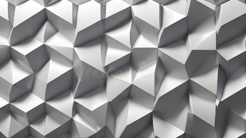 A White Background with a Lot of Triangles Stock Illustration ...