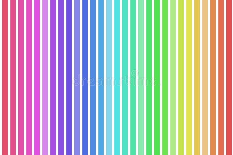 Rainbow Stripes Background on Black Stock Illustration - Illustration ...