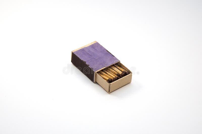 Matches in the Box for Lighting the Fire Stock Image - Image of ...