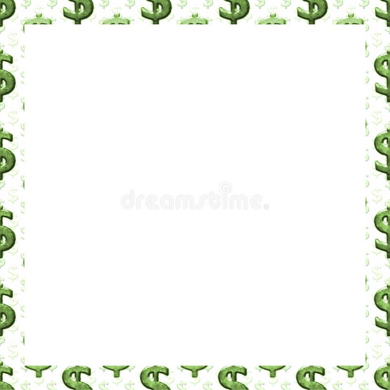 Dollar Sign Page Border