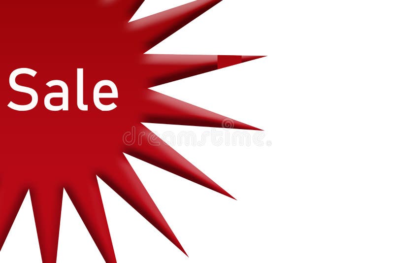 White Background with Numbers Indicating a Discount Stock Illustration ...