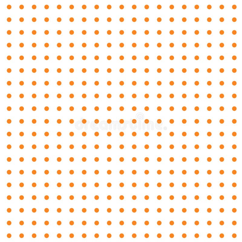 White Background with Orange Points Stock Vector - Illustration of ...