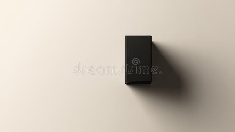 On a White Background, a Packaging Design Prominently Displays a Black ...