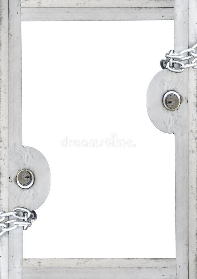 White Background with Padlock Borders Stock Photo - Image of background ...