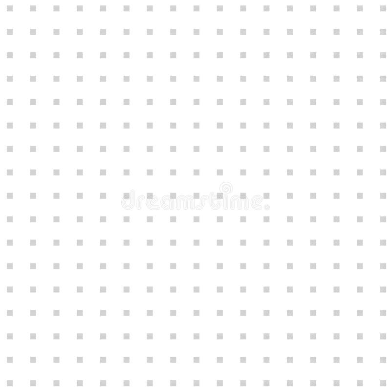 White Background with Pattern of Gray Squares Stock Illustration ...