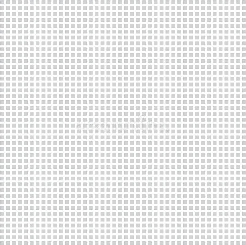 White Background with Pattern of Gray Squares Stock Illustration ...