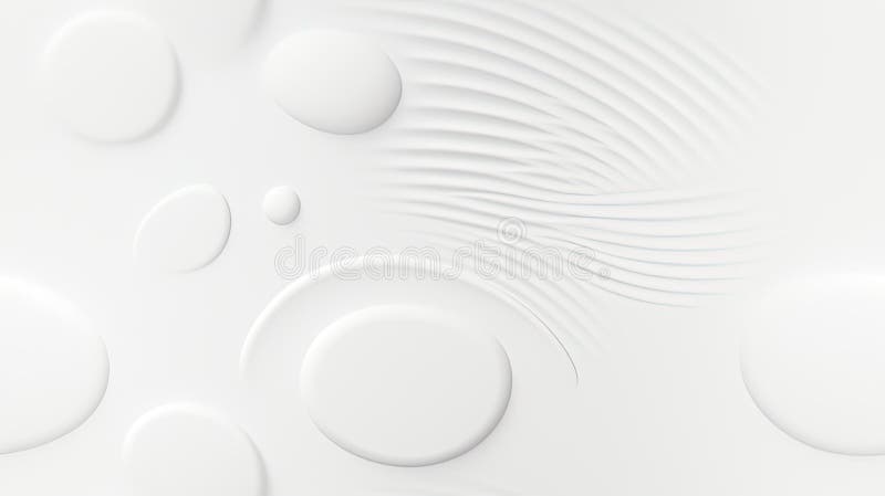 A White Background with a Perfectly Centered Abstract Circle ...