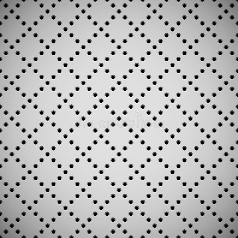 White Background with Perforated Pattern Stock Vector - Illustration of ...