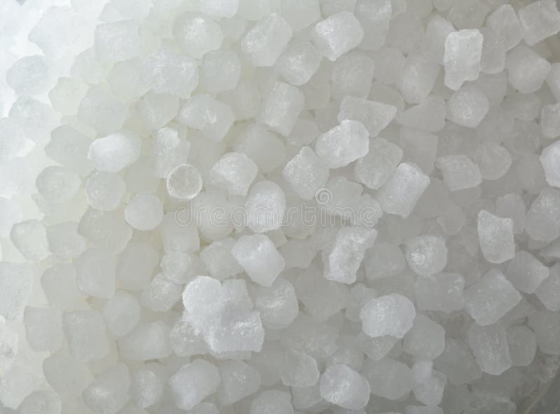 White Background with a Pile of Small Ice Cubes Top Stock Photo - Image ...