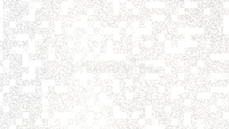 White Pixelated Digital Background Loop. Stock Footage - Video of ...