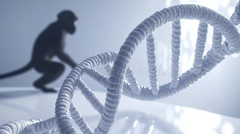 White Background Primate Echo Stock Illustration - Illustration of ...