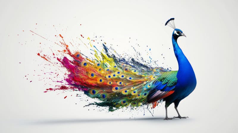 A White Background Provides the Canvas for a Digital Design Element ...