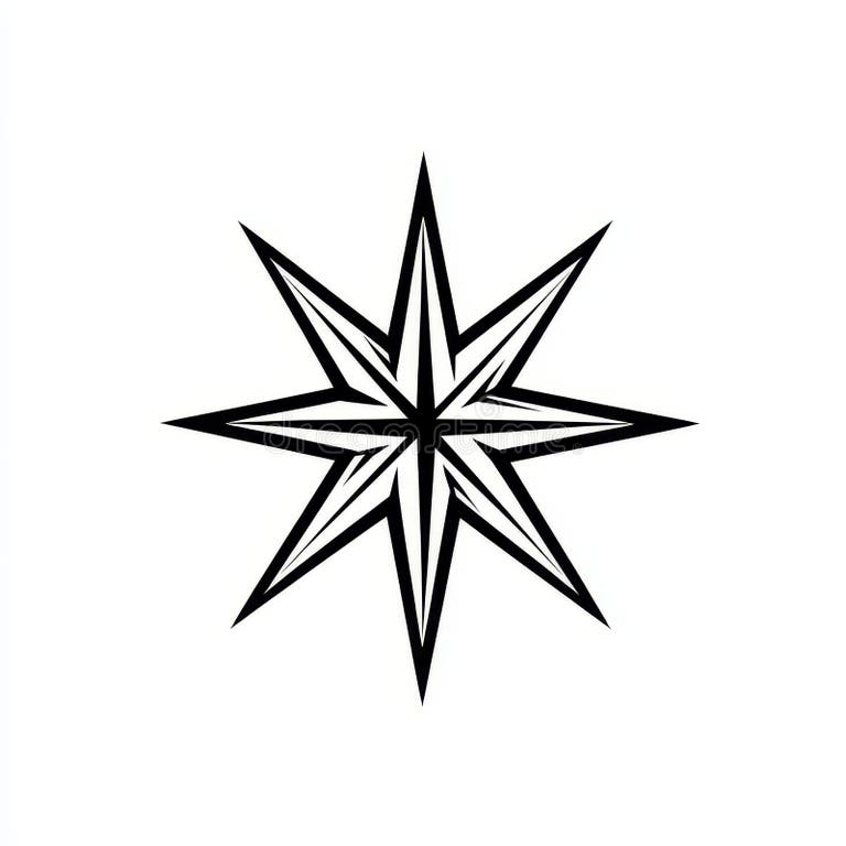 A White Background Provides the Setting for a Circular Compass with a ...