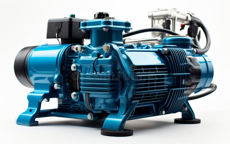 White Background Pump Machine Water Jet ,-Generative Ai Stock ...