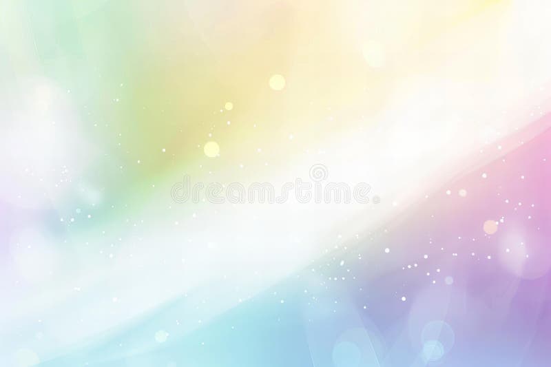 A White Background with a Rainbow Gradient and Blurred Edges in a Soft ...