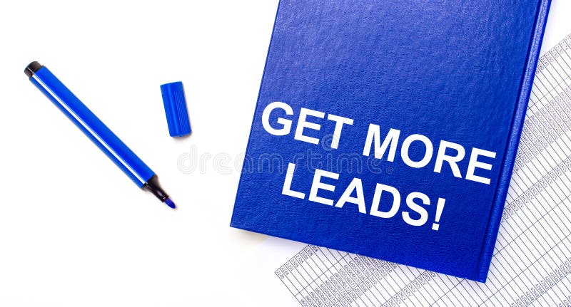 On a White Background Reports, a Blue Pen and a Blue Notebook with the ...