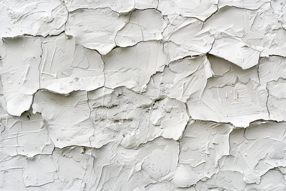 White Background, Rough Plaster Wall Texture with Soft and Subtle Details, White Painted Smooth ...