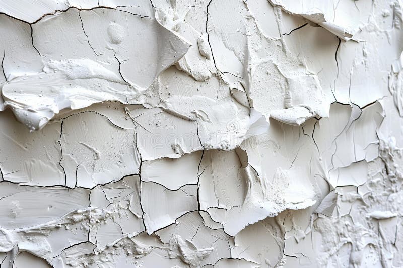 White Background, Rough Plaster Wall Texture with Soft and Subtle ...