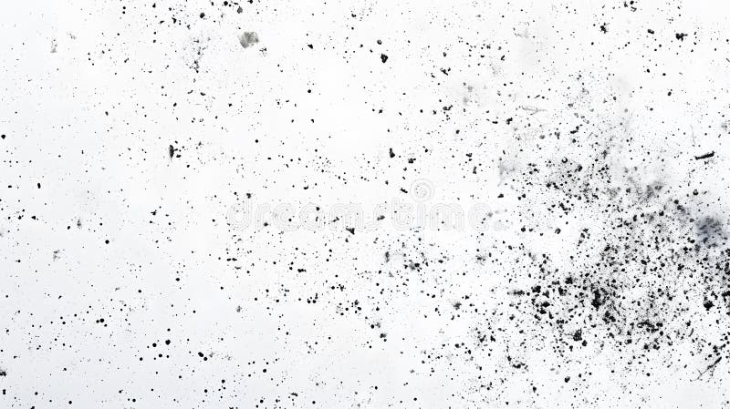 White Background with Scattered Dust Particles Stock Illustration ...