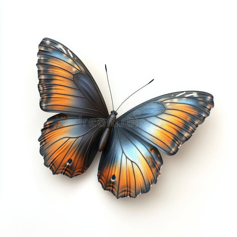 201 Spread Butterfly Monarch White Background Stock Photos - Free ...