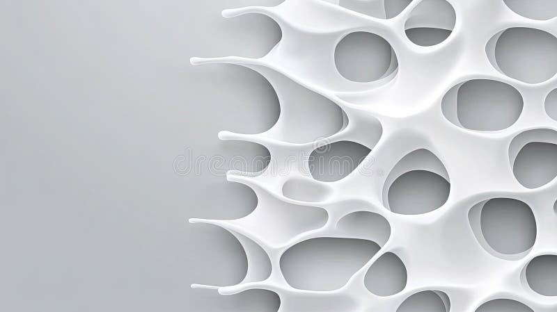 White Background Showcases Intricate Organic Patterns that Evoke the ...